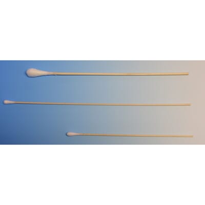 Bomullspinne i tre, pk. á 100 stk - FYBIKON