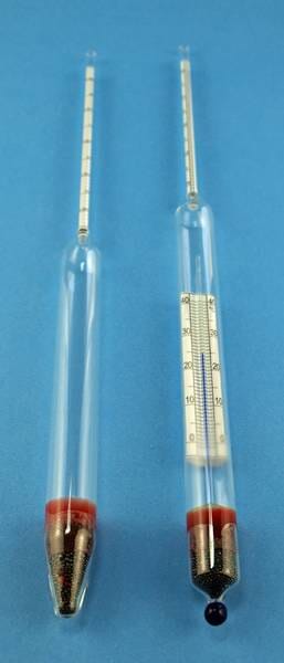 Areometer m/ termometer - FYBIKON