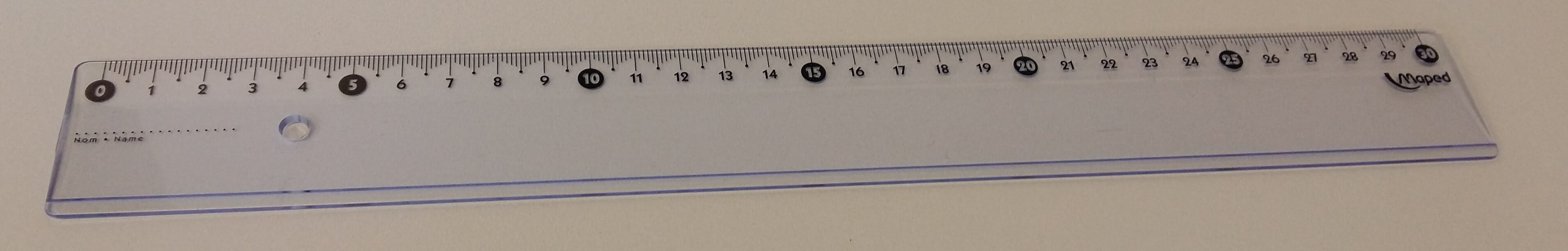 Linjal, 30 cm - FYBIKON